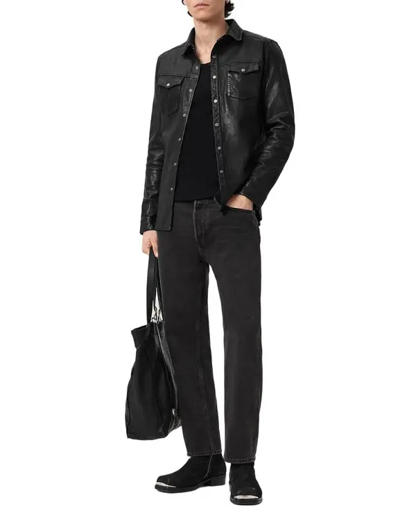 ALLSAINTS Irwin Leather Shirt