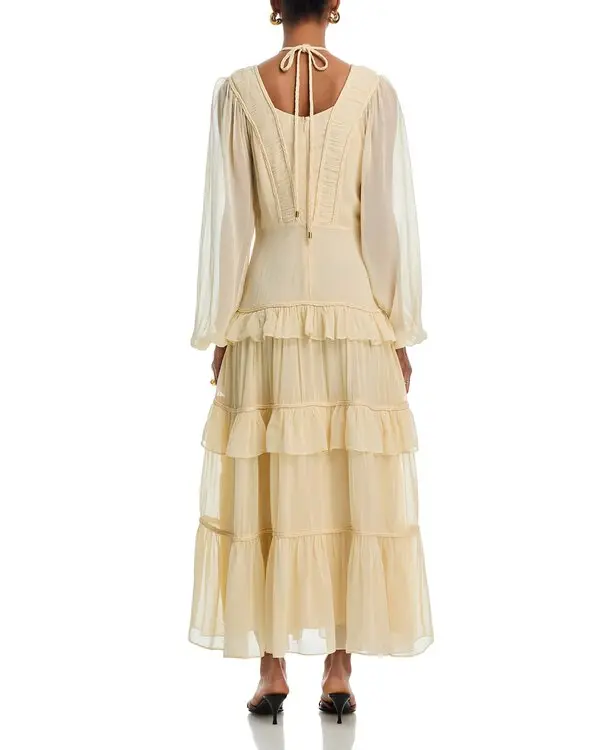 Farm Rio Ruffle Maxi Dress