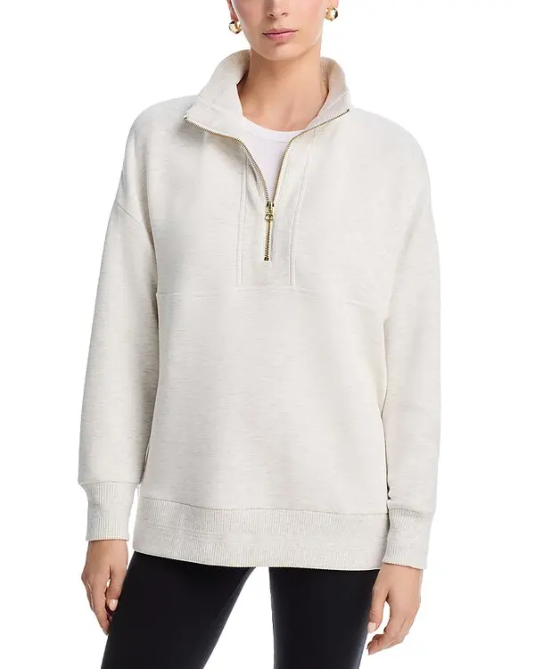 Varley Molly Half Zip Longline Sweatshirt
