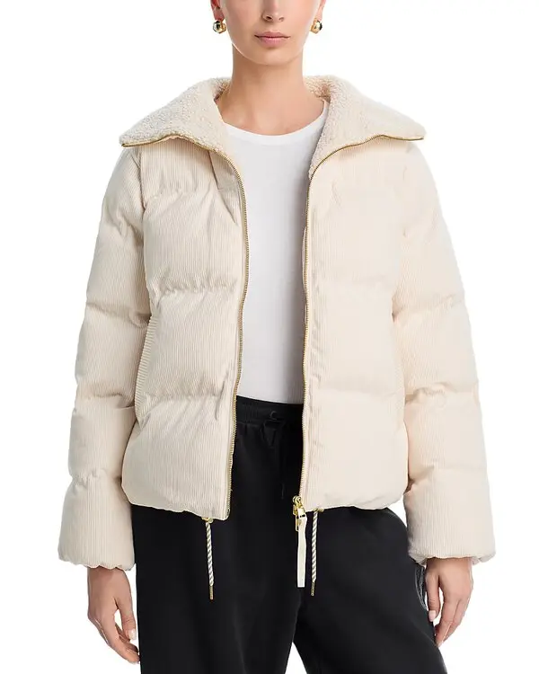 Varley Brackley Cord Puffer Jacket
