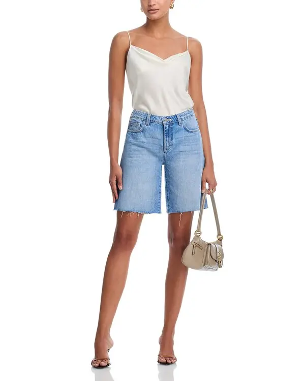 L'Agence River Mid-rise Bermuda Shorts
