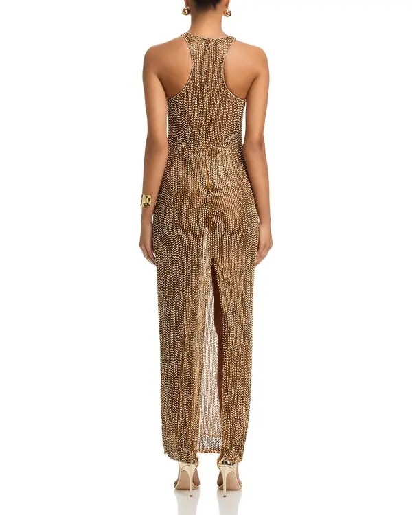 L'Agence Paula Beaded Gown