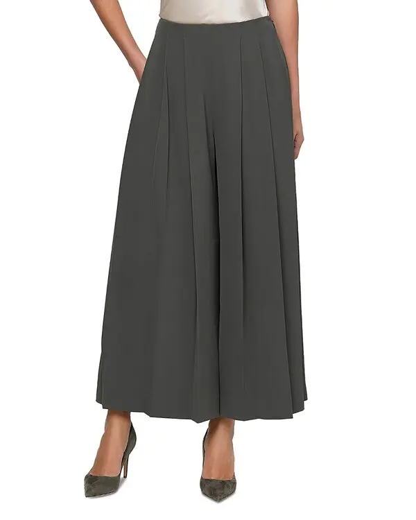 L'Agence Novalynn Crop Pleated Pants - Ash Olive
