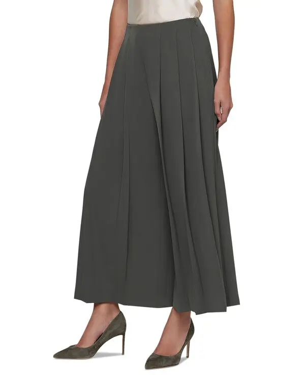 L'Agence Novalynn Crop Pleated Pants - Ash Olive