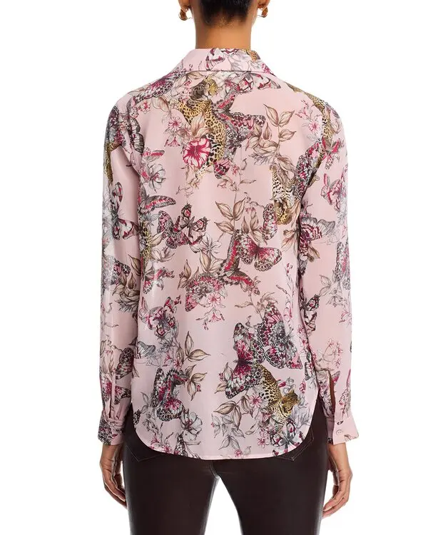L'Agence Laurent Printed Blouse