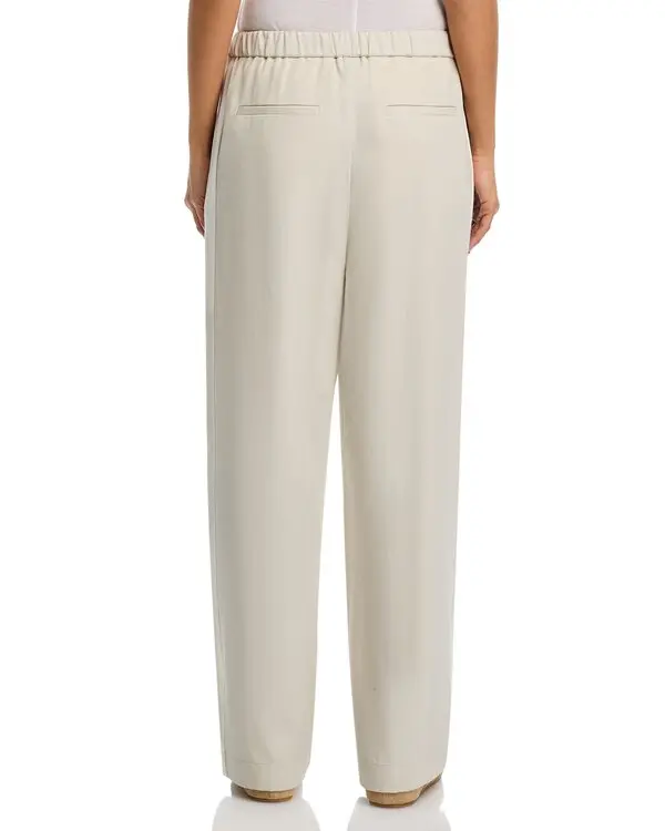 Rag & Bone Siena Wool Side Stripe Pants - Ivory