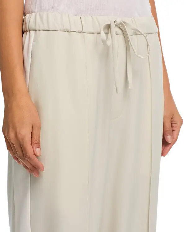 Rag & Bone Siena Wool Side Stripe Pants - Ivory