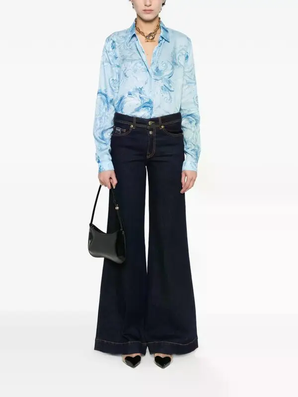 Versace Button Jeans