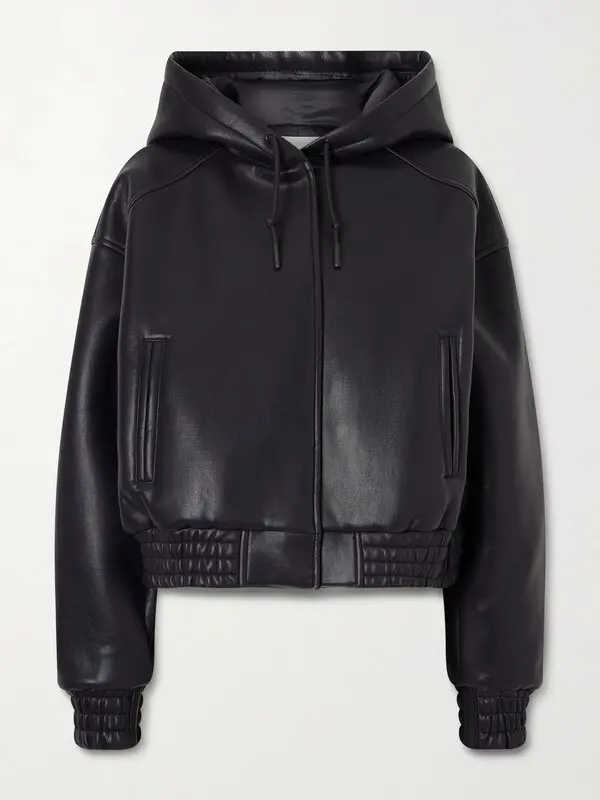 THE FRANKIE SHOP Jackson Hooded Bomber Jacket