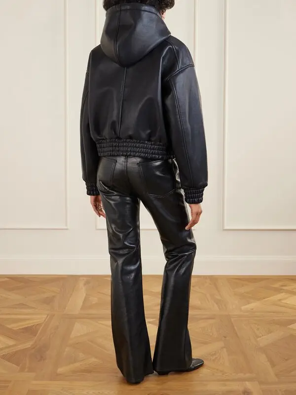 THE FRANKIE SHOP Jackson Hooded Bomber Jacket