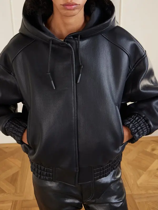 THE FRANKIE SHOP Jackson Hooded Bomber Jacket