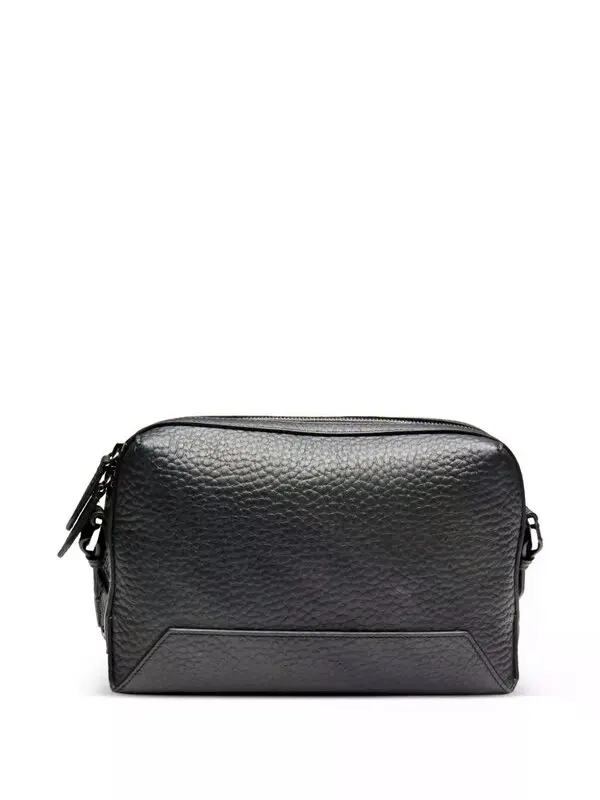 LANCEL Milo Grained-leather Bag - Black