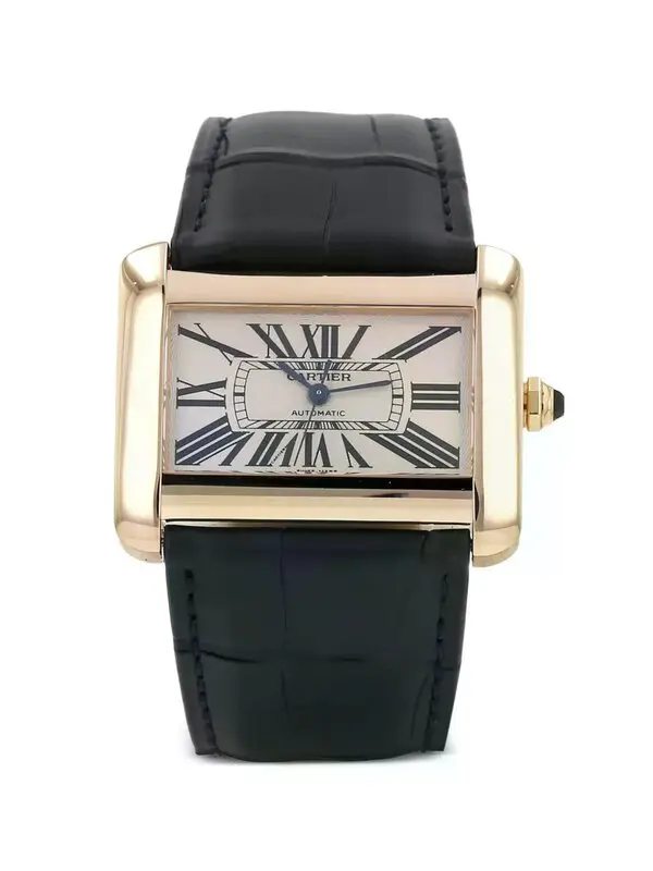 Cartier 2000 Tank Divan 38mm Watch - Silver