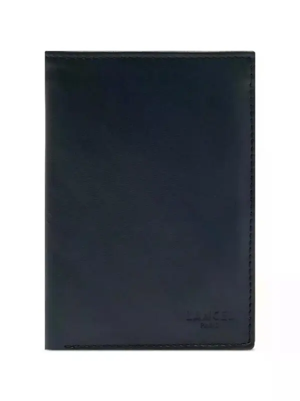 LANCEL Leon 9 Card Slots European Leather Cardholder - Blue