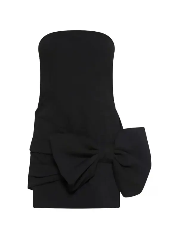 Marella Bow-embellished Strapless Mini Dress