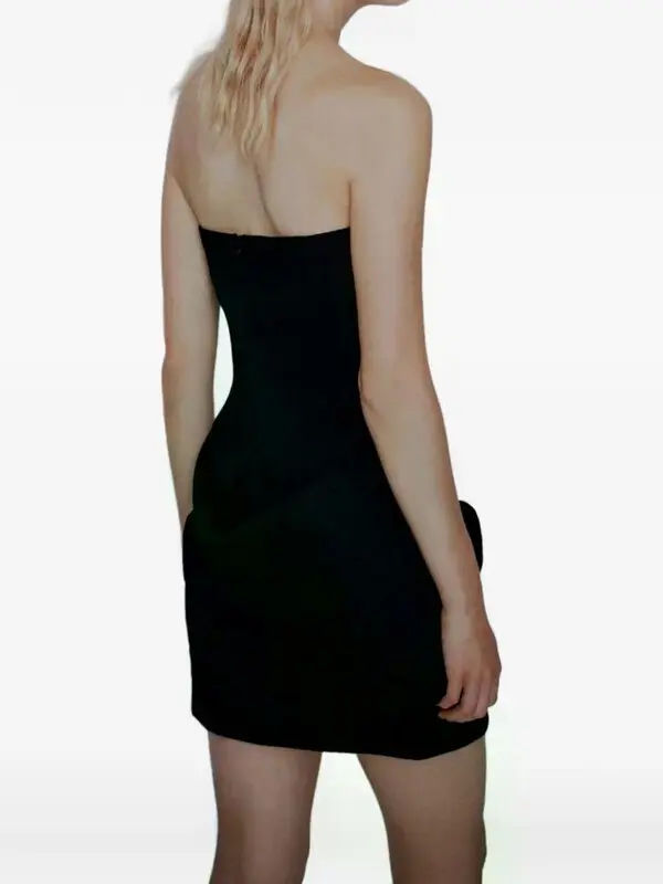 Marella Bow-embellished Strapless Mini Dress