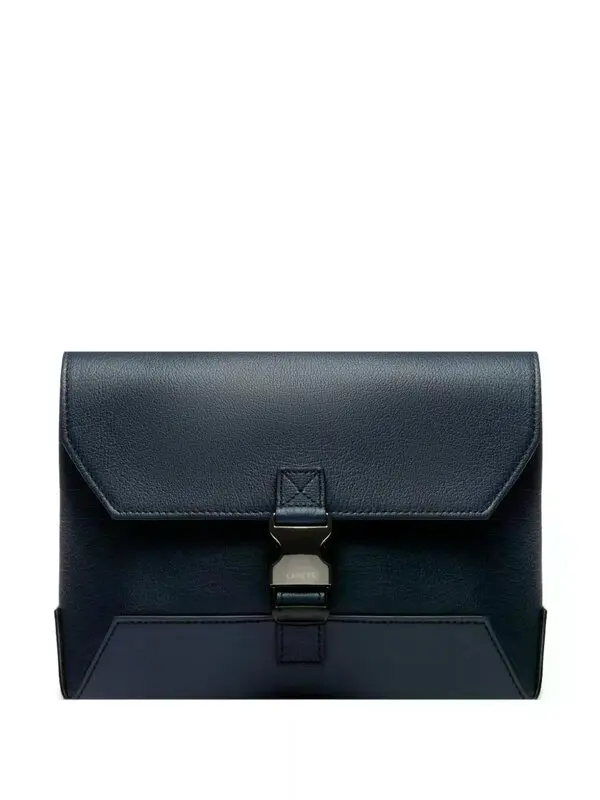 LANCEL Milo Buckle Messenger Bag - Blue