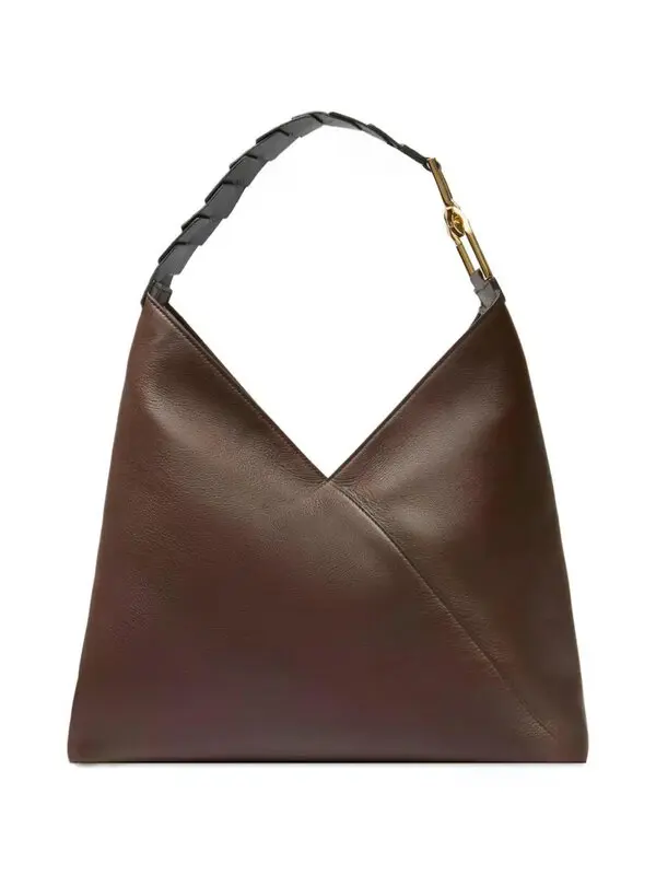 LANCEL Pagode Leather Tote Bag - Brown