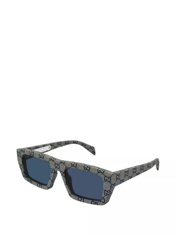 Gucci Patterned Square-frame Sunglasses