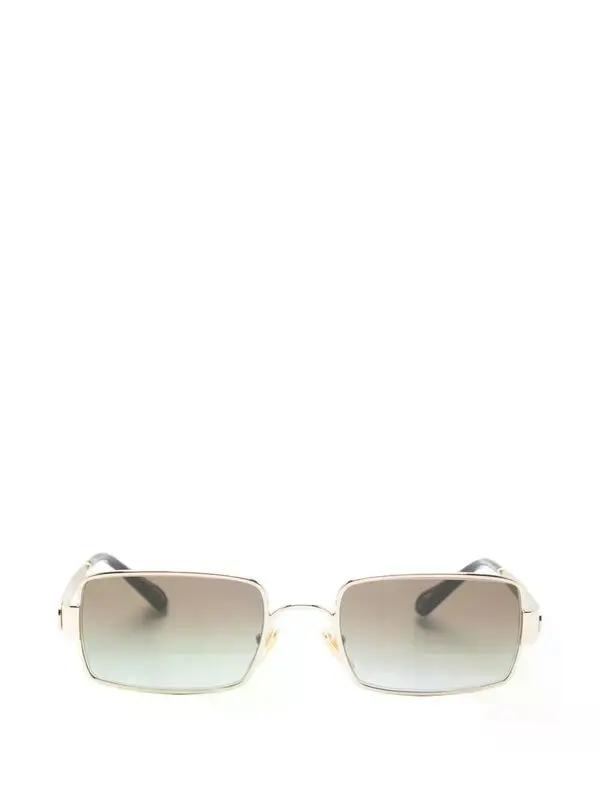 Chloé Rectangle-frame Sunglasses - Gold