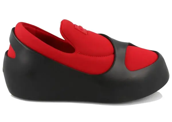 FERRAGAMO Lunar Paneled Slipon Sneakers - Red