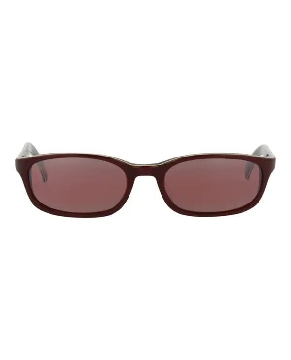 Maui Jim Square Frame Acetate Sunglasses - Burgundy Burgundy Rose (r138/13)