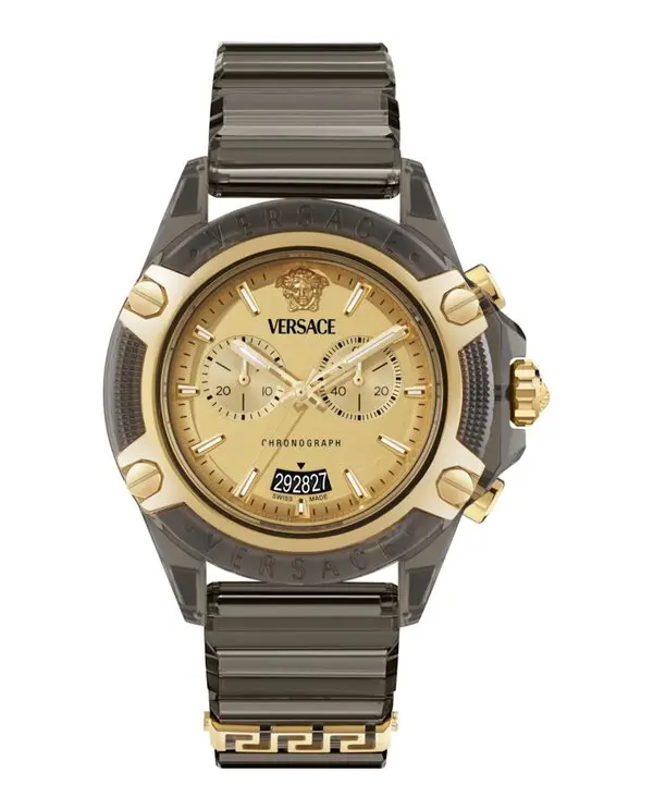 Versace Icon Active Chronograph - Stainless Steel