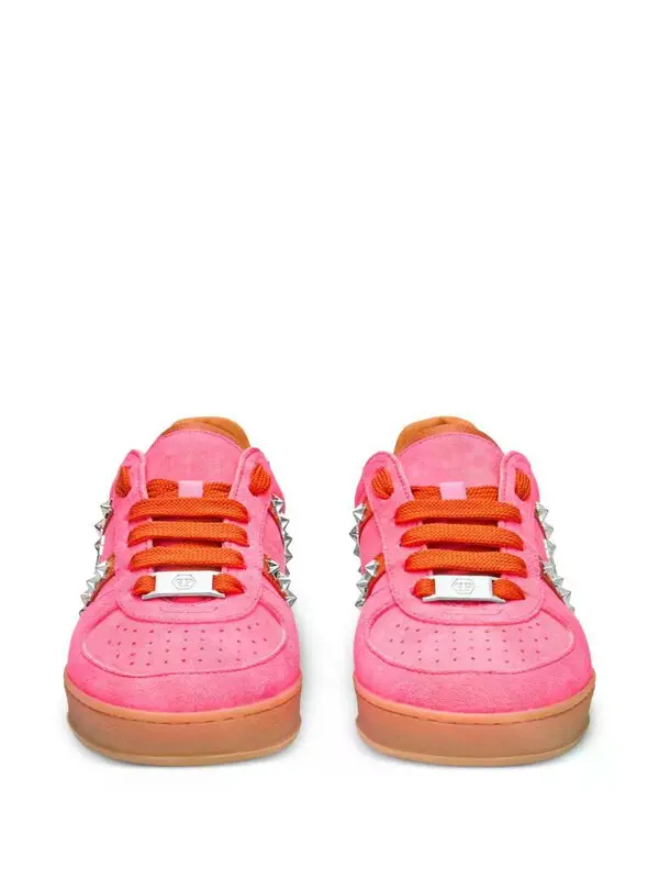 Philipp Plein Star-studded Rebel Sneakers - Pink