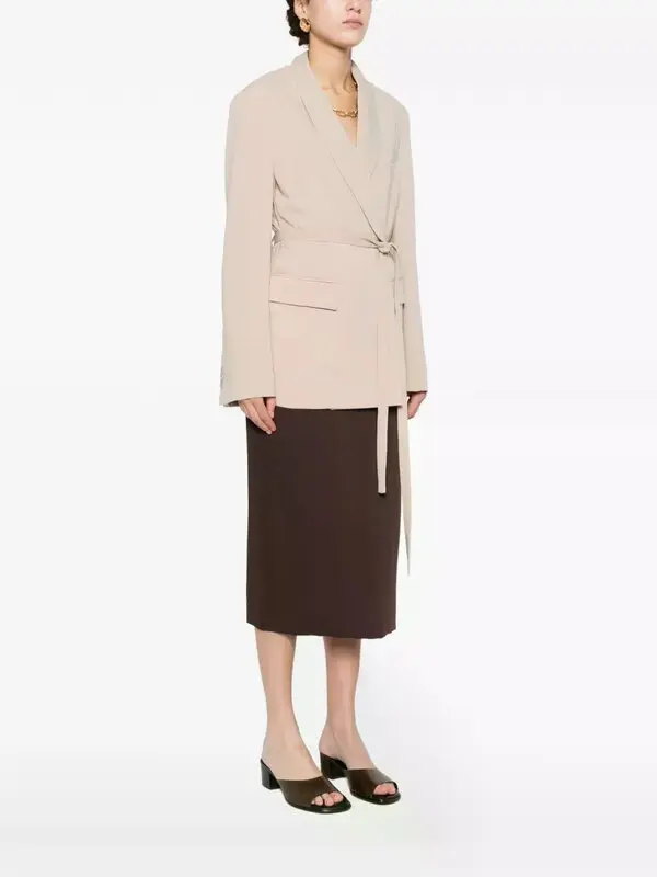 P.a.r.o.s.h Belted Double-breasted Jacket