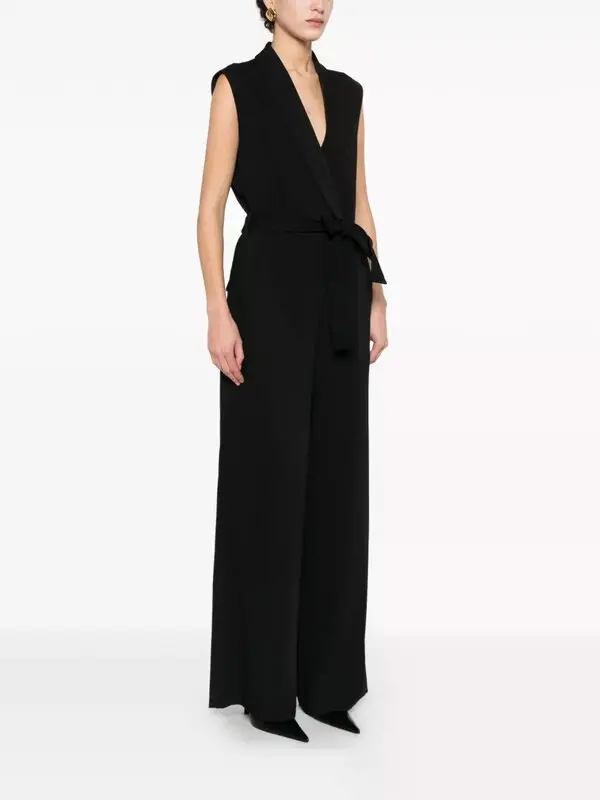 P.a.r.o.s.h V-neck Double-breasted Jumpsuit