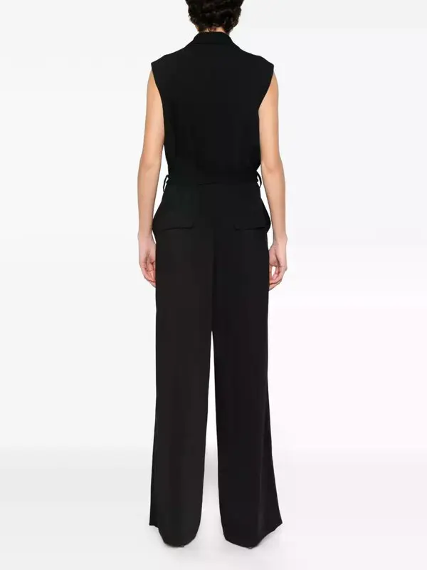 P.a.r.o.s.h V-neck Double-breasted Jumpsuit