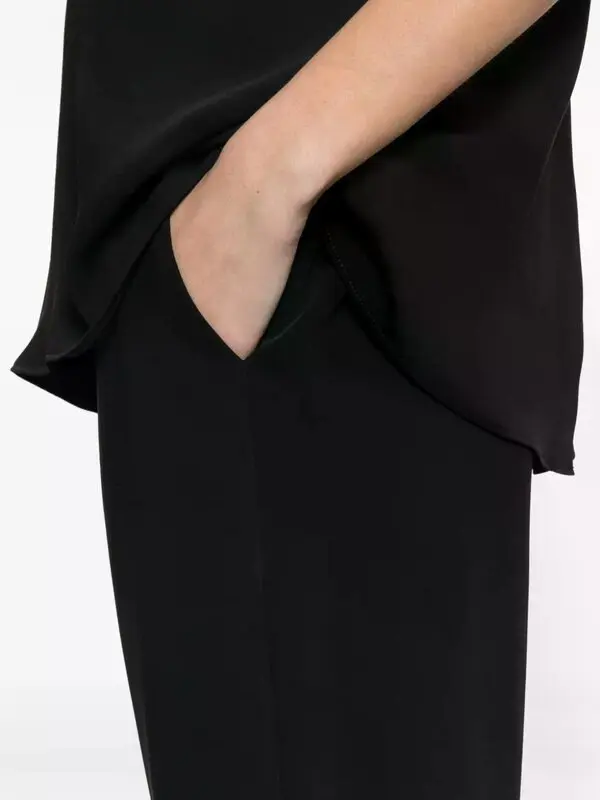 P.a.r.o.s.h Cuffed-hem Trousers - Black