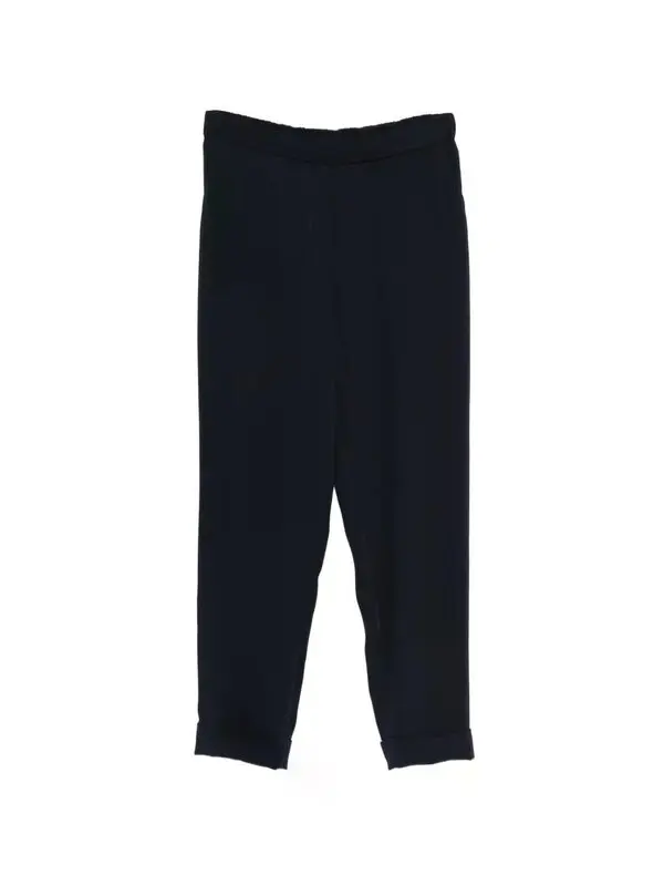 P.a.r.o.s.h Cady Cuffed Trousers - Blue