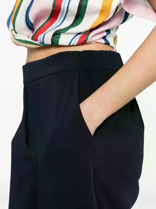 P.a.r.o.s.h Cady Cuffed Trousers - Blue