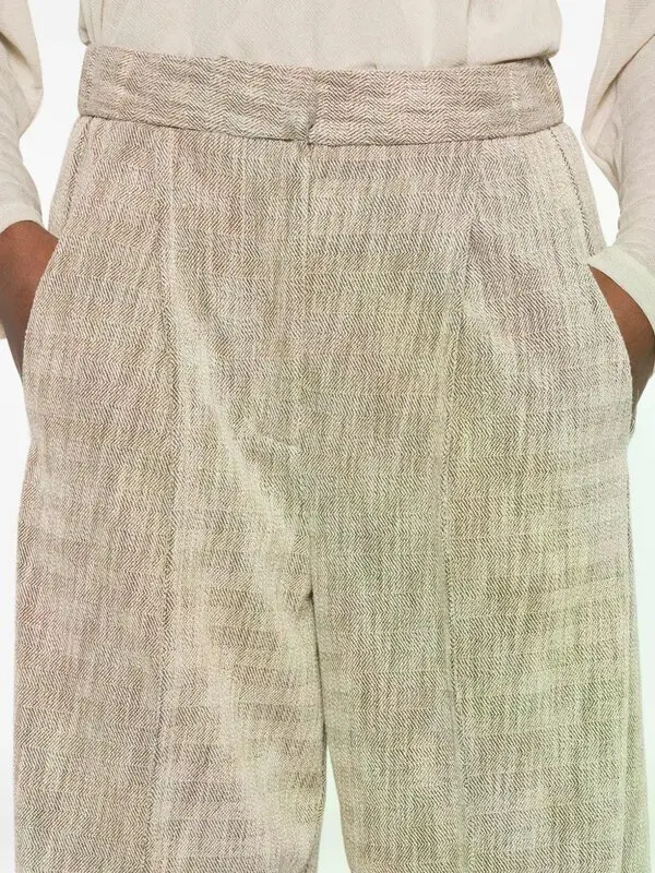 Giorgio Armani Textured Wide Leg Trousers