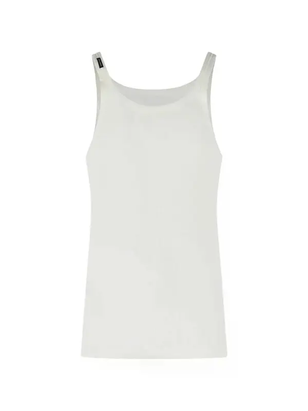 Dolce & Gabbana Ribbed Logo-label Tank Top