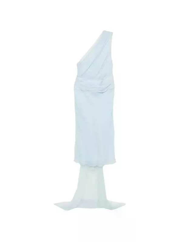 N°21 One-shoulder Draped Midi Dress
