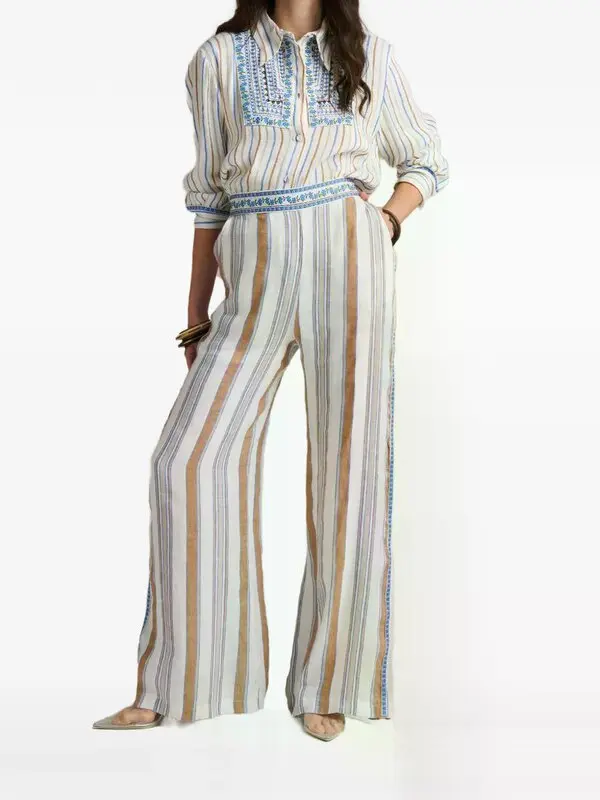 Pho Firenze Striped Pattern Shirt