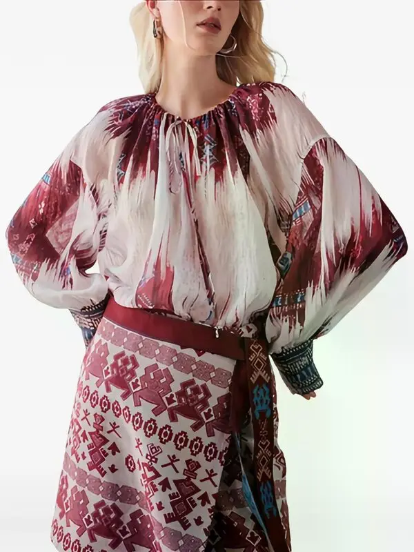 Devotion Aria Patterned Blouse