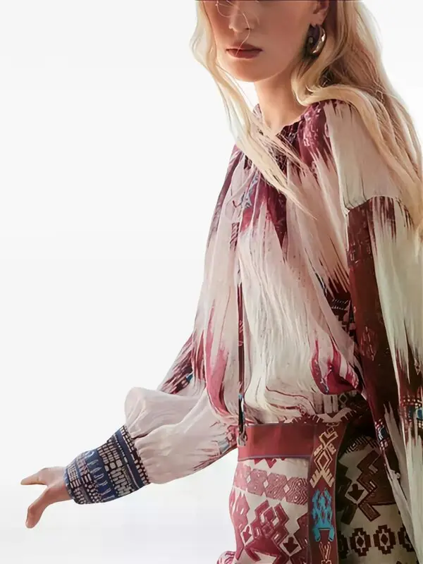Devotion Aria Patterned Blouse