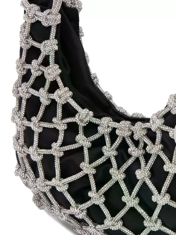 Rosantica Nodi Crystal-embellished Tote Bag - Silver