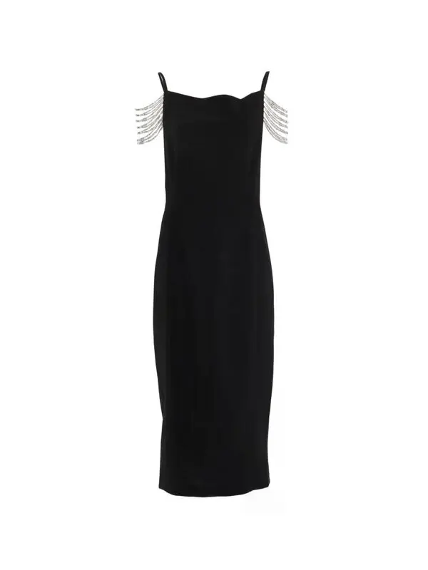 Pinko Chain Strap Dress - Black