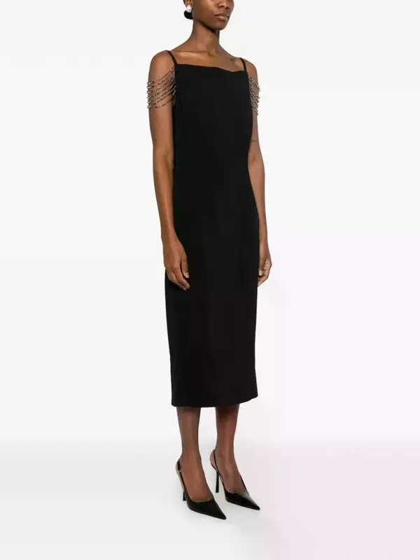 Pinko Chain Strap Dress - Black