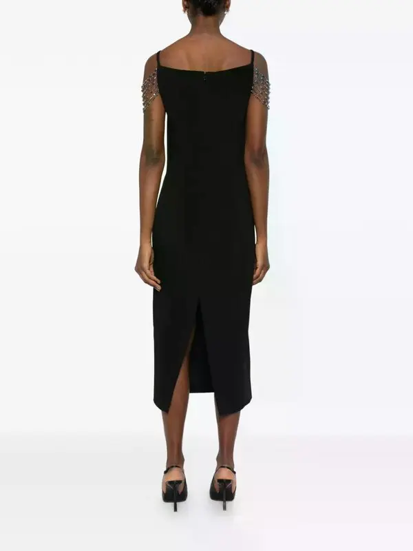 Pinko Chain Strap Dress - Black