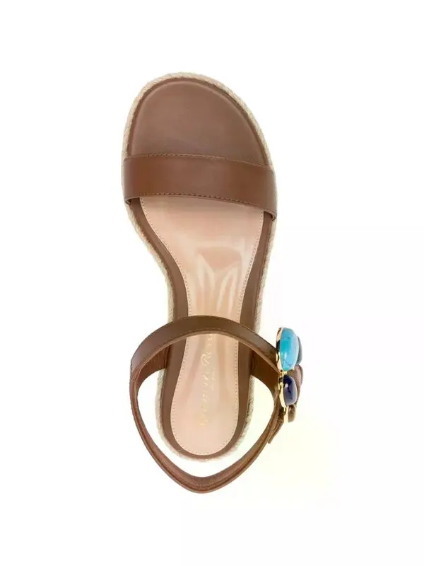 GIANVITO ROSSI Gemstone Platform Sandals