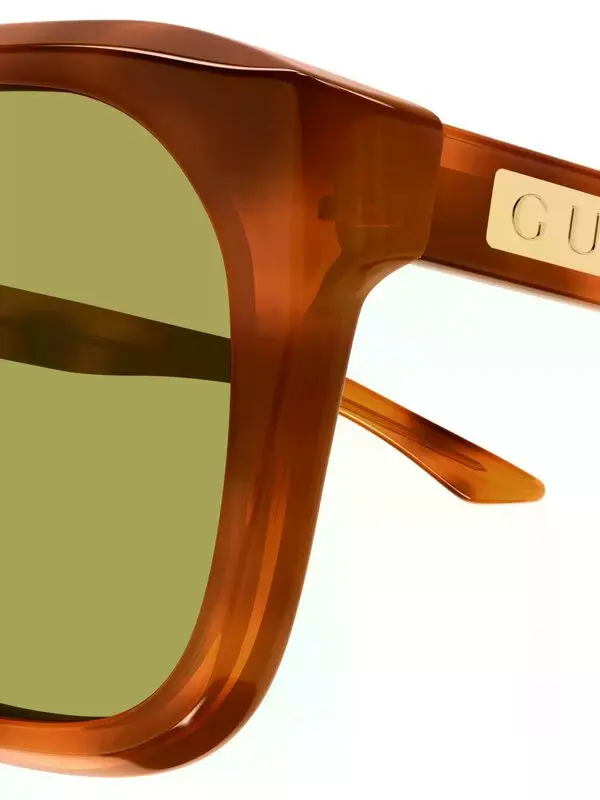 Gucci Geometric-frame Sunglasses