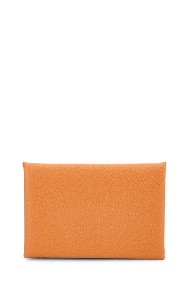 Hermès Orange Epsom Verso Calvi - Multi