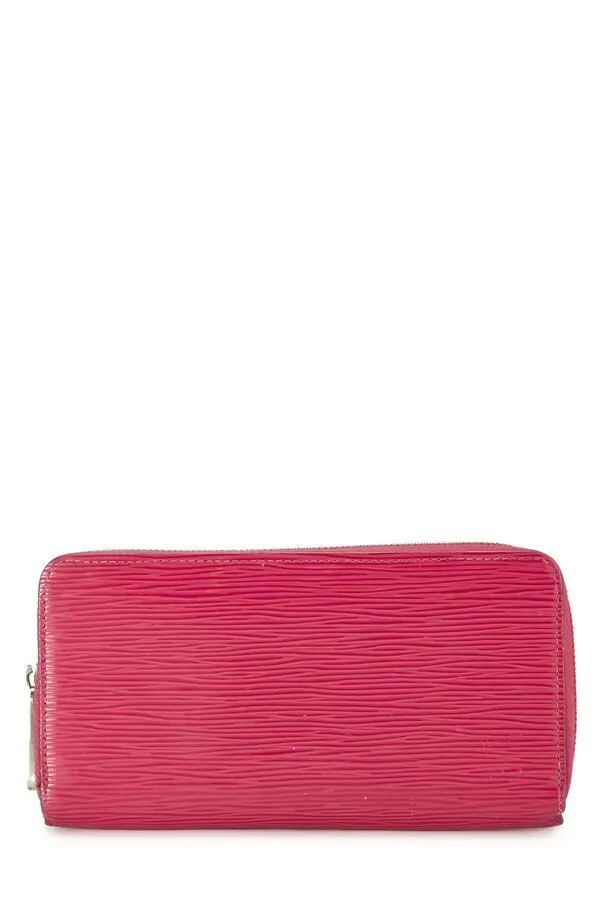 LOUIS VUITTON Coquelicot Epi Zippy Wallet - Pink