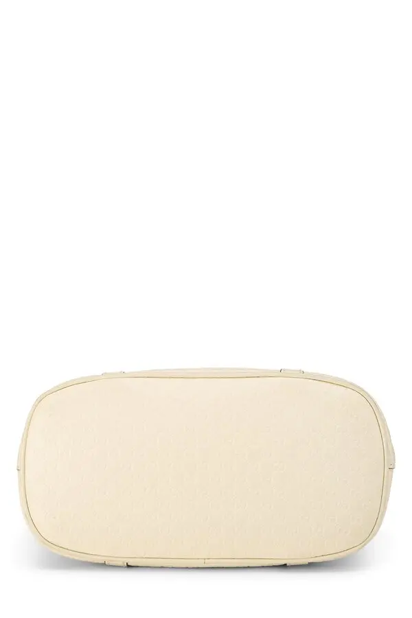 Gucci Microguccissima Leather Dome Boston Bag - White