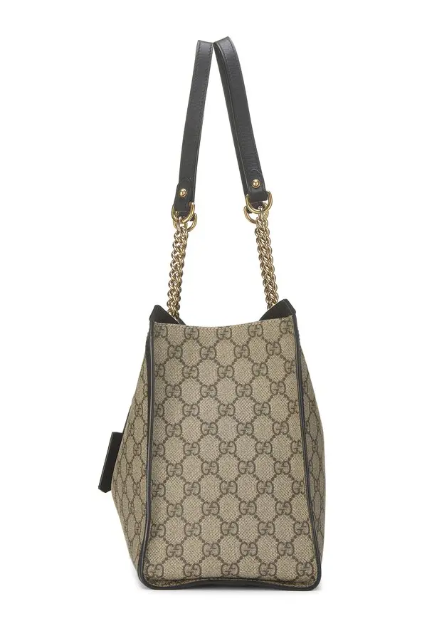 Gucci Original Gg Supreme Bee Padlock Shoulder Bag